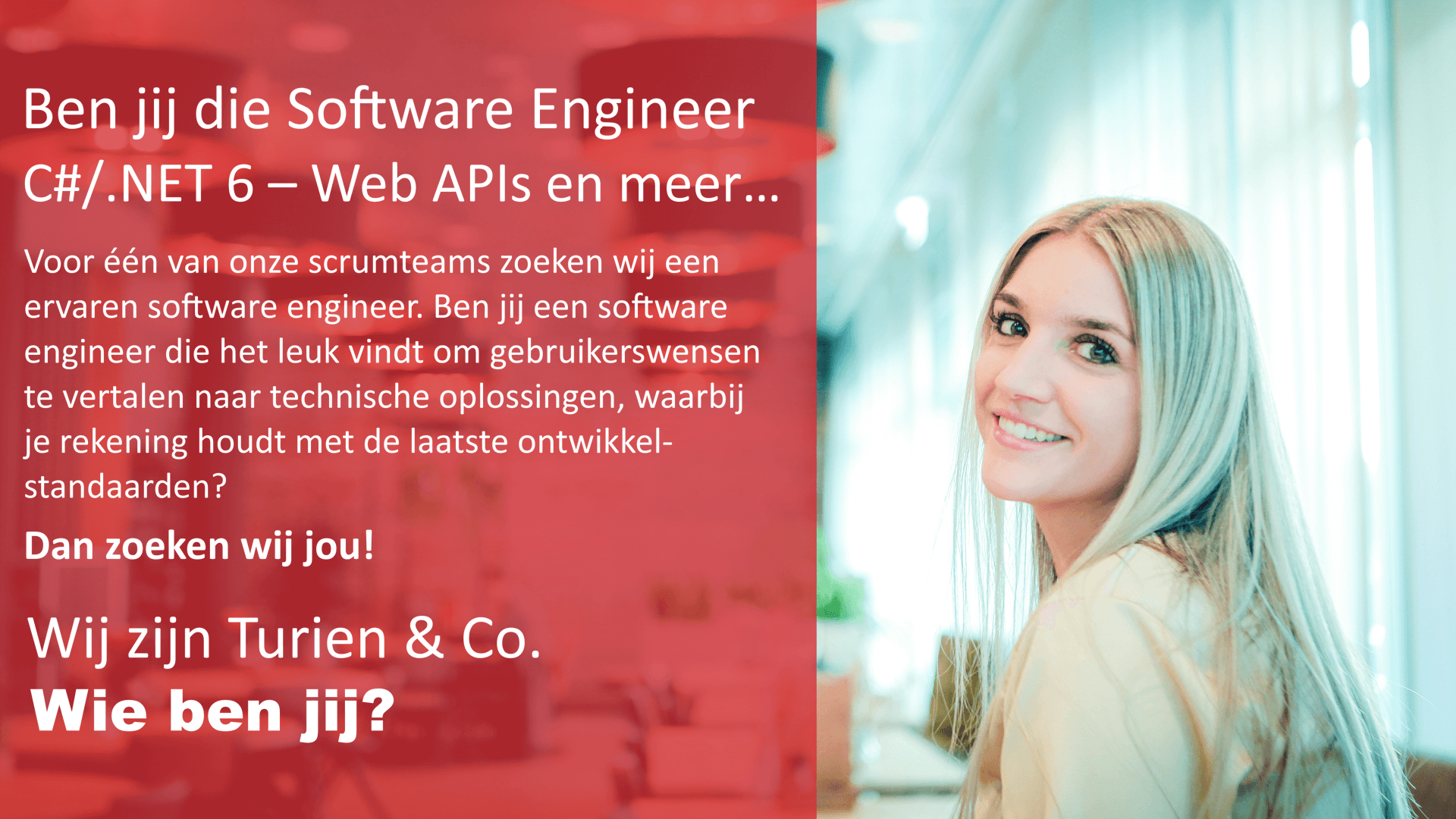Vacature Software Engineer C#/.NET 6 – Web APIs en meer… - Software Engineer C#/.NET 6 – Web ...